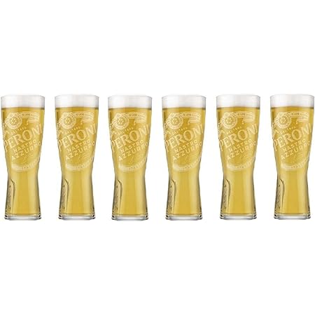 Peroni Half Pint Glasses Signature Style Set of 4 : Amazon.co.uk: Home ...