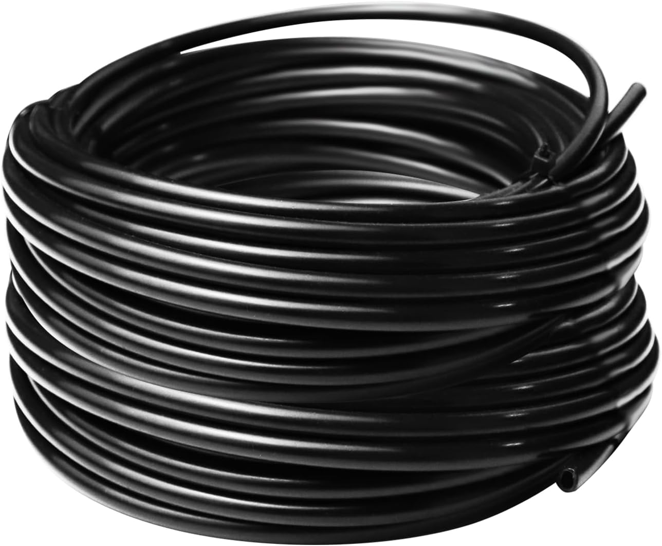 Paor 10 Meters Black Micro Irrigation Tube I.D 4mm/O.D 6mm for ...