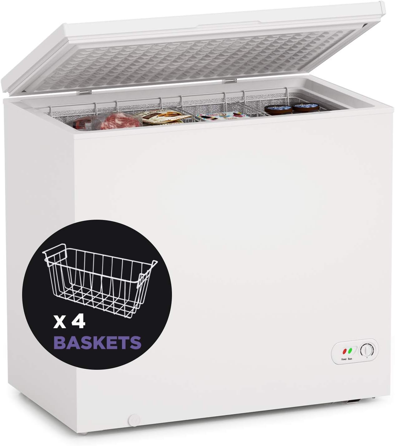 Amazon.com: 5.0 Cubic Feet Chest Freezer with Removable Basket, from 6. ...