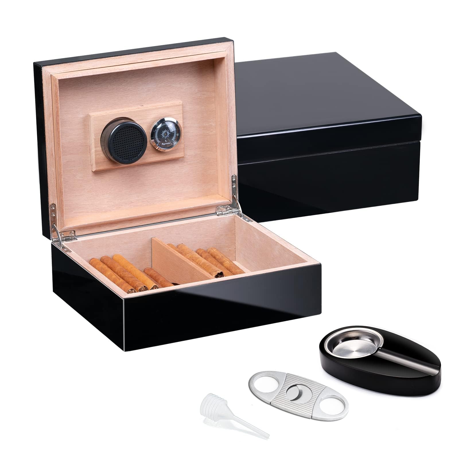 Snapklik.com : Woodronic Cigar Humidor For 50 Counts