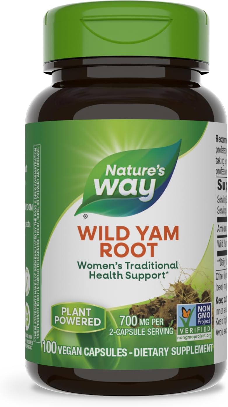 Amazon.com: Nature's Way Wild Yam Root, Women's Traditional Health ...