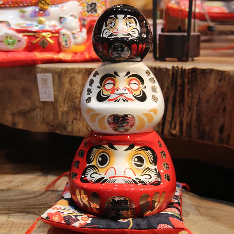 Amazon.com: FENGSHUI-CAISHEN Daruma Doll - Good Luck & Well Wishes ...