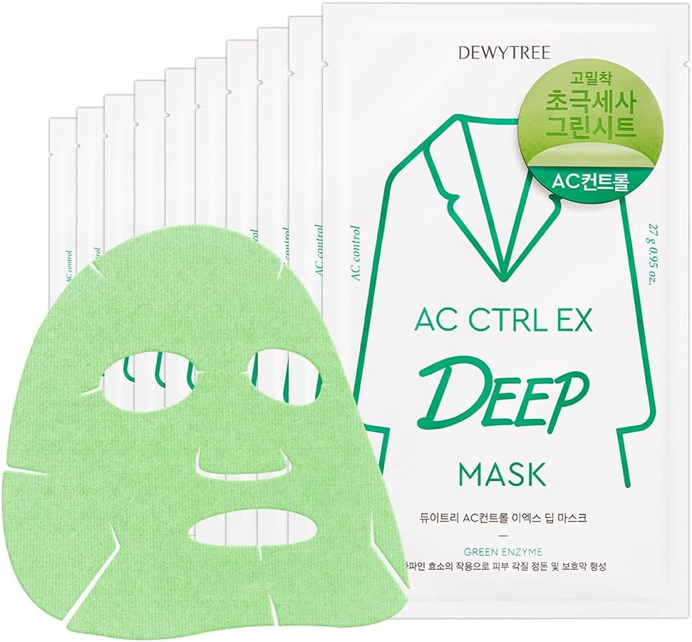 Amazon.com : DEWYTREE AC CTRL EX Deep Skincare Mask 27g - Hydrating ...