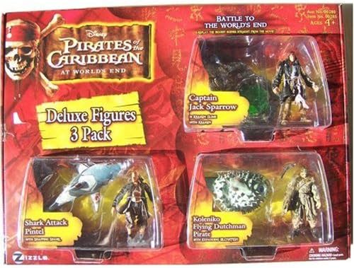 Amazon | Pirate's of the Caribbean At World's End: Deluxe Figures 3 ...
