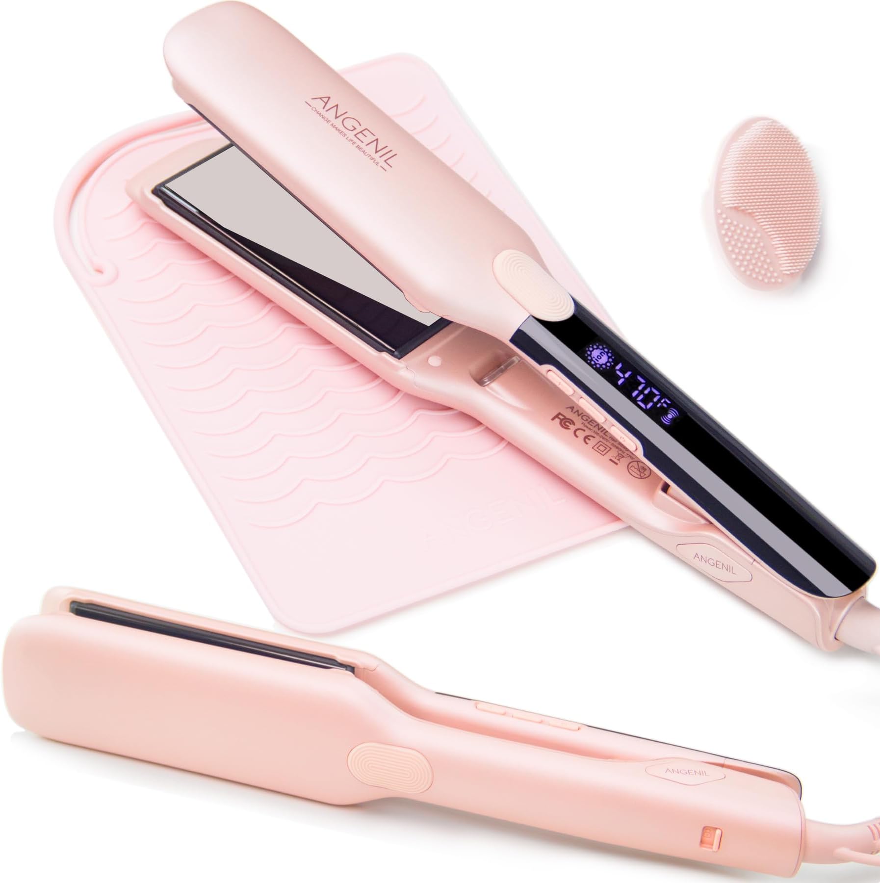 Amazon.com : Gem Styling Iron 1" - 3X Moisture Protection - Digital ...