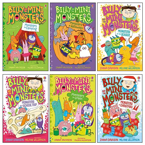 Billy and the Mini Monsters Collection 4 Books Set by Zanna Davidson ...