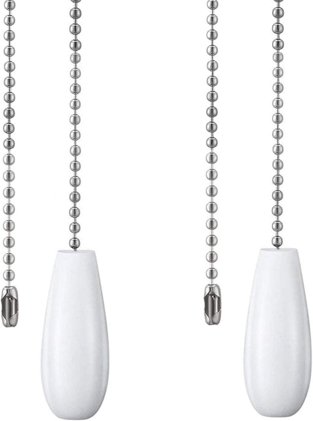Ceiling Fan Chain Pulls White Wooden Pull Chain Extension for Ceiling ...