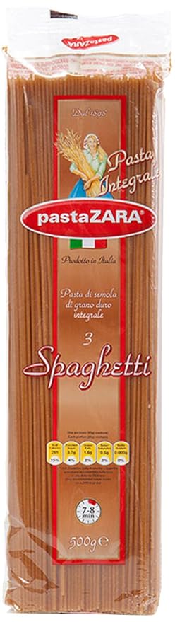 Pasta Zara Spaghetti Pasta Integrale, 500g : Amazon.in: Grocery ...