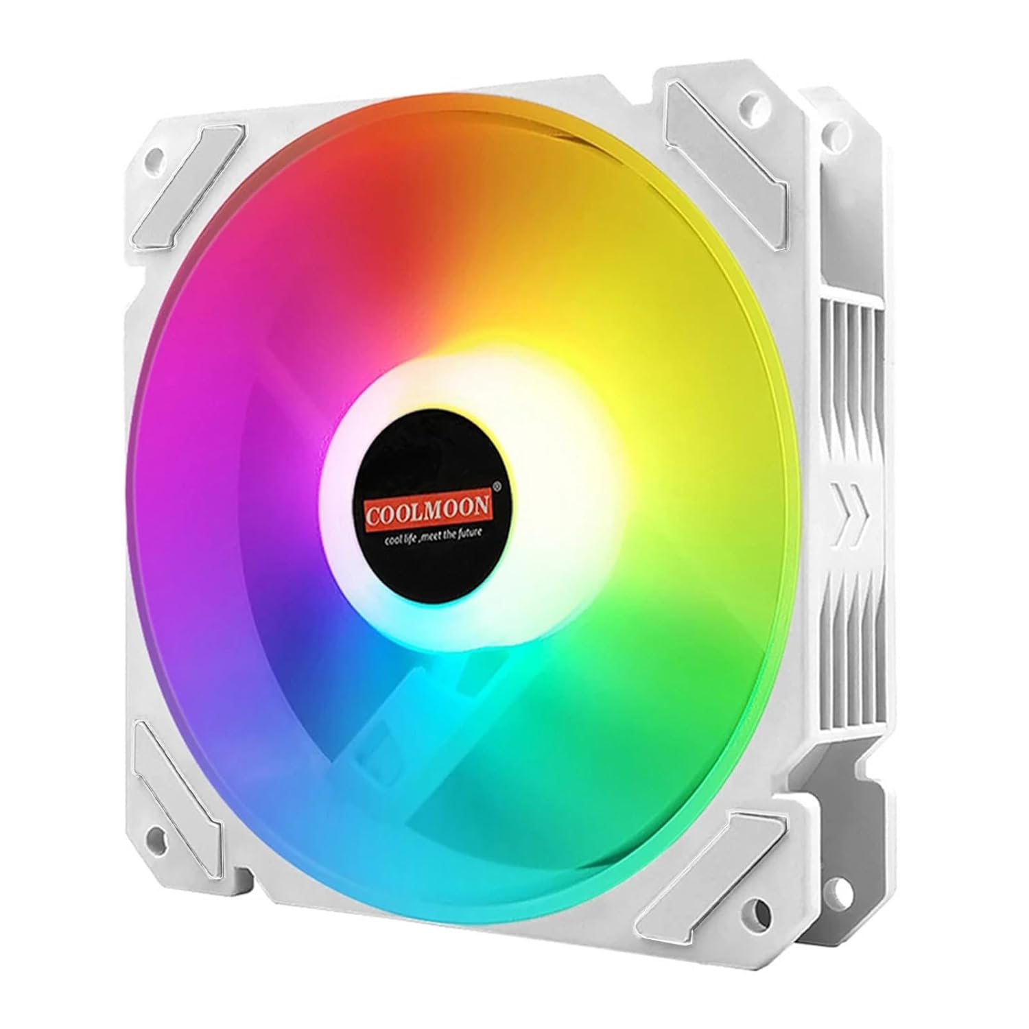 Amazon.com: 120mm PWM ARGB PC Case Fan Quiet 4 Pin RGB Cooling Fan for ...