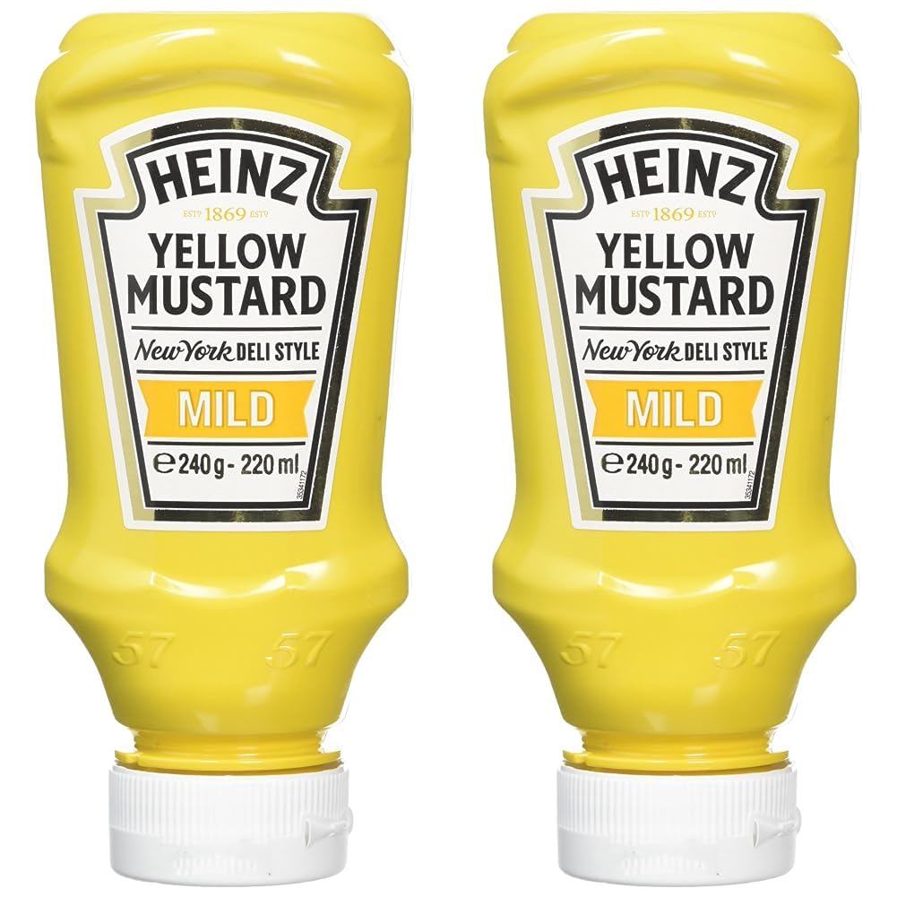 Heinz Mild Yellow Mustard, 240g (Pack of 2) : Amazon.co.uk: Grocery
