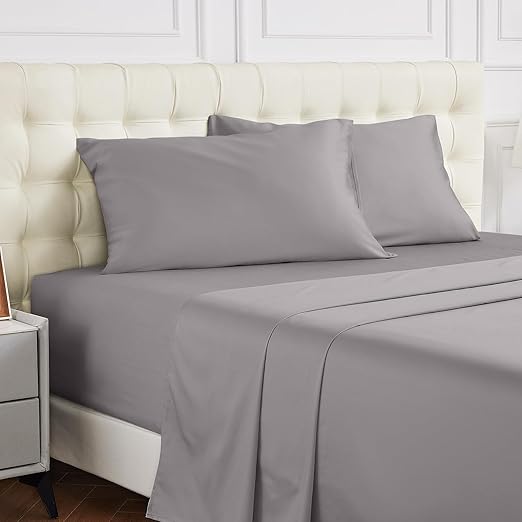 Amazon.com: Warmstar 100% Cotton Queen Fitted Sheet Only, 600 Thread ...