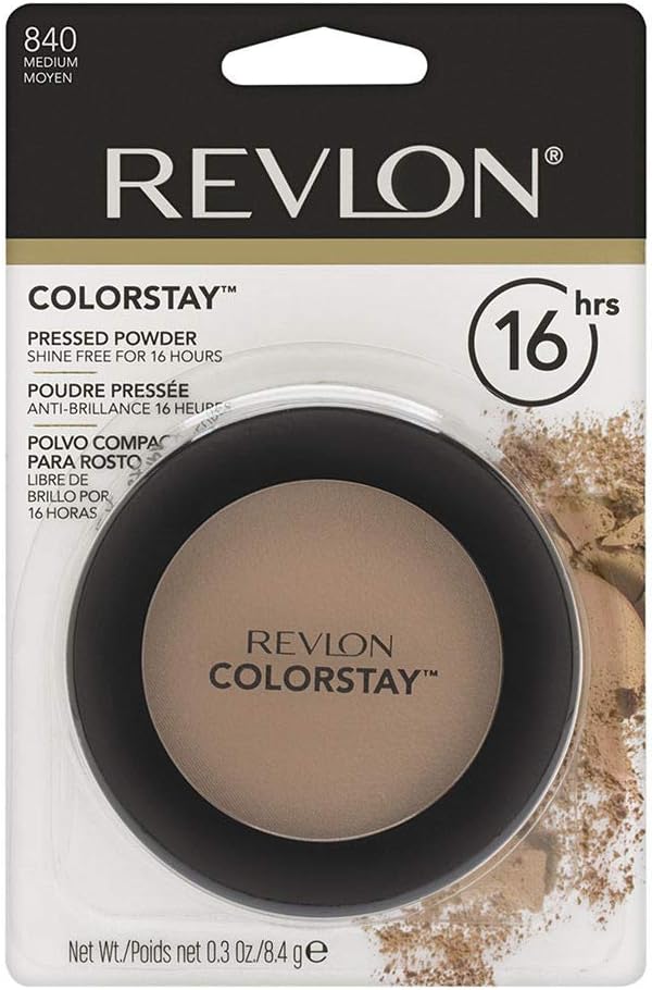 Amazon.com : Revlon ColorStay Pressed Powder with SoftFlex, Medium 840 ...