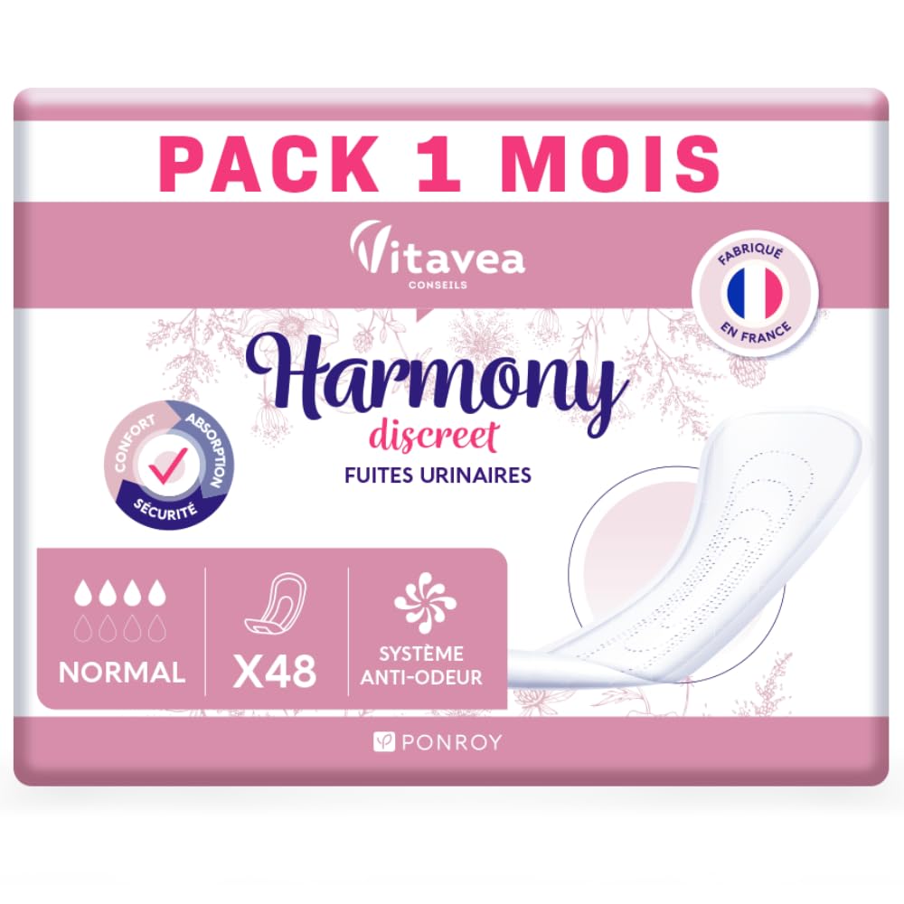 60 Serviettes Hygiéniques Incontinence Femme - Protection Urinaire ...
