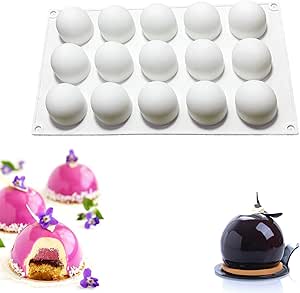 Amazon.com: OCPO Kitchen Truffle Silicone Mold for Baking Mousse Cake ...