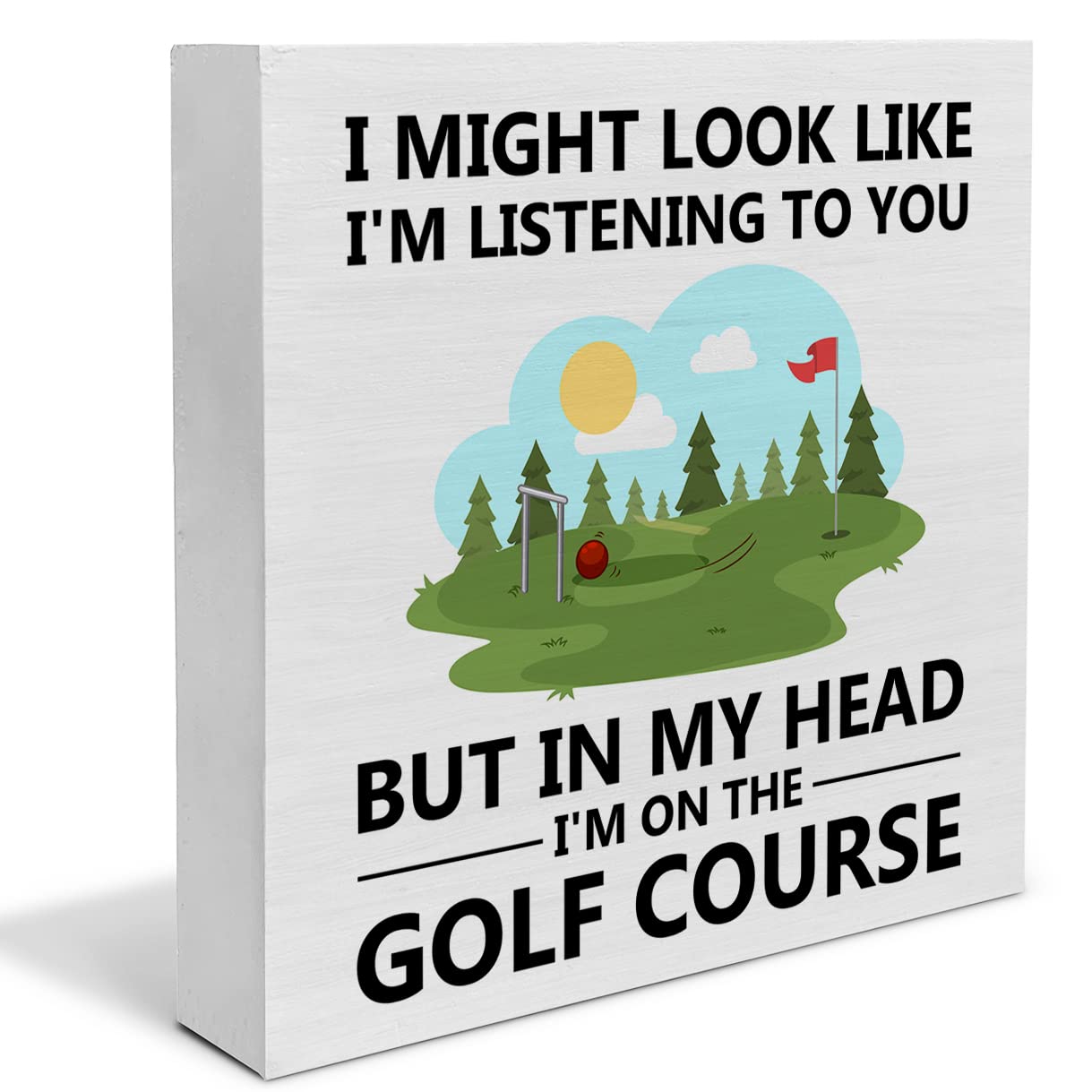 Golf Course Wood Signs