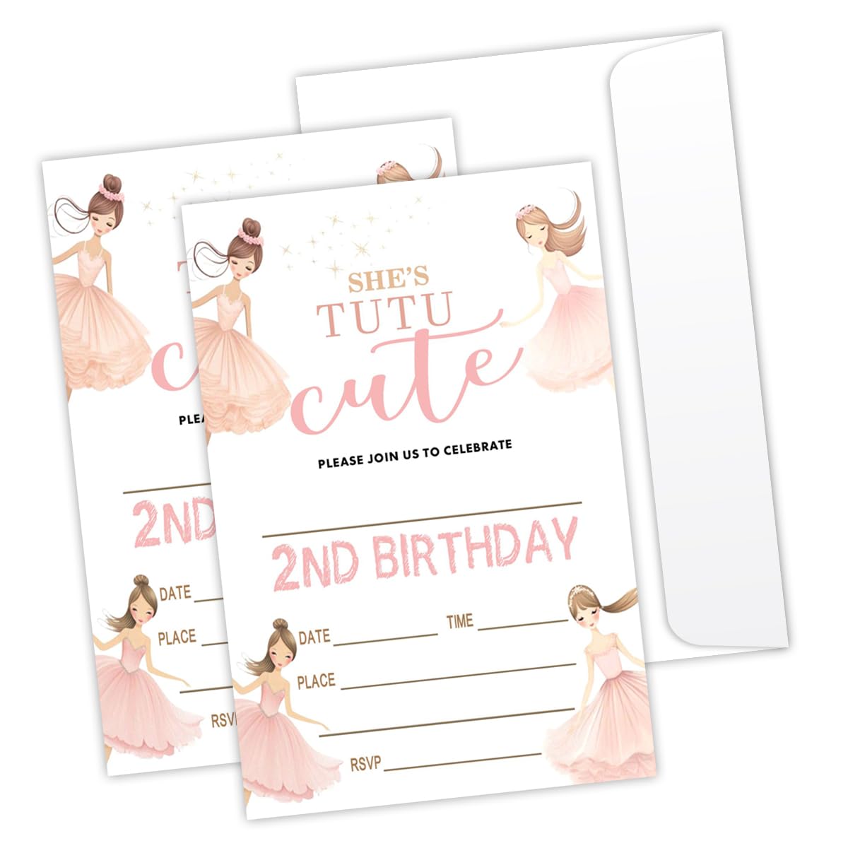 Tutu For First Birthday Party Invitation