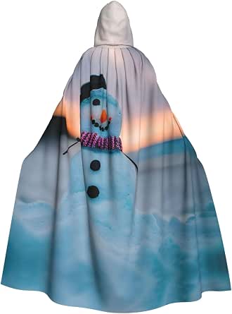Amazon.com: Beach Snowman Unisex Halloween Cloak-an Indispensable ...