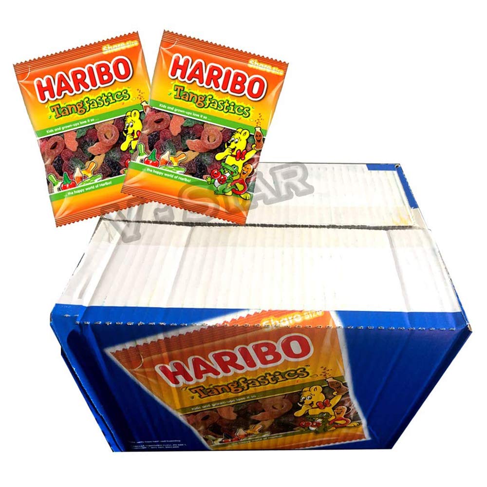 1 x Full Box of HARIBO Sweets (TANGFASTICS 160g (12 Packs)) : Amazon.co ...