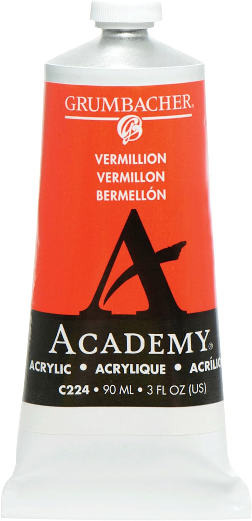 Amazon.com: Grumbacher Academy Acrylic Paint, Gloss, 90ml/3 oz Metal ...