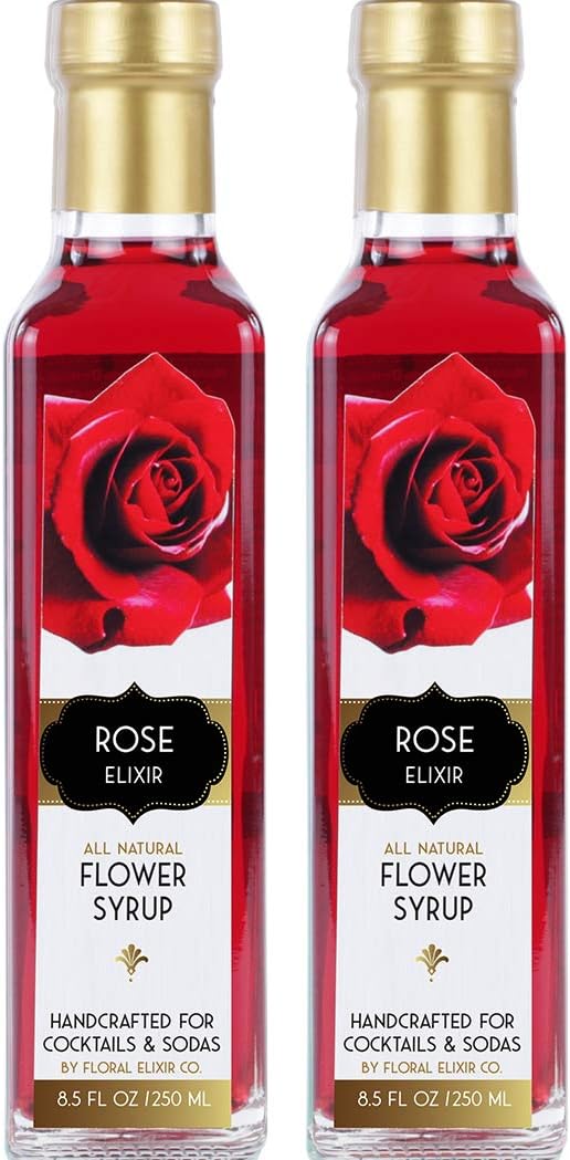 Amazon.com: Floral Elixir Co. - All Natural FLOWER Syrup for Cocktails ...