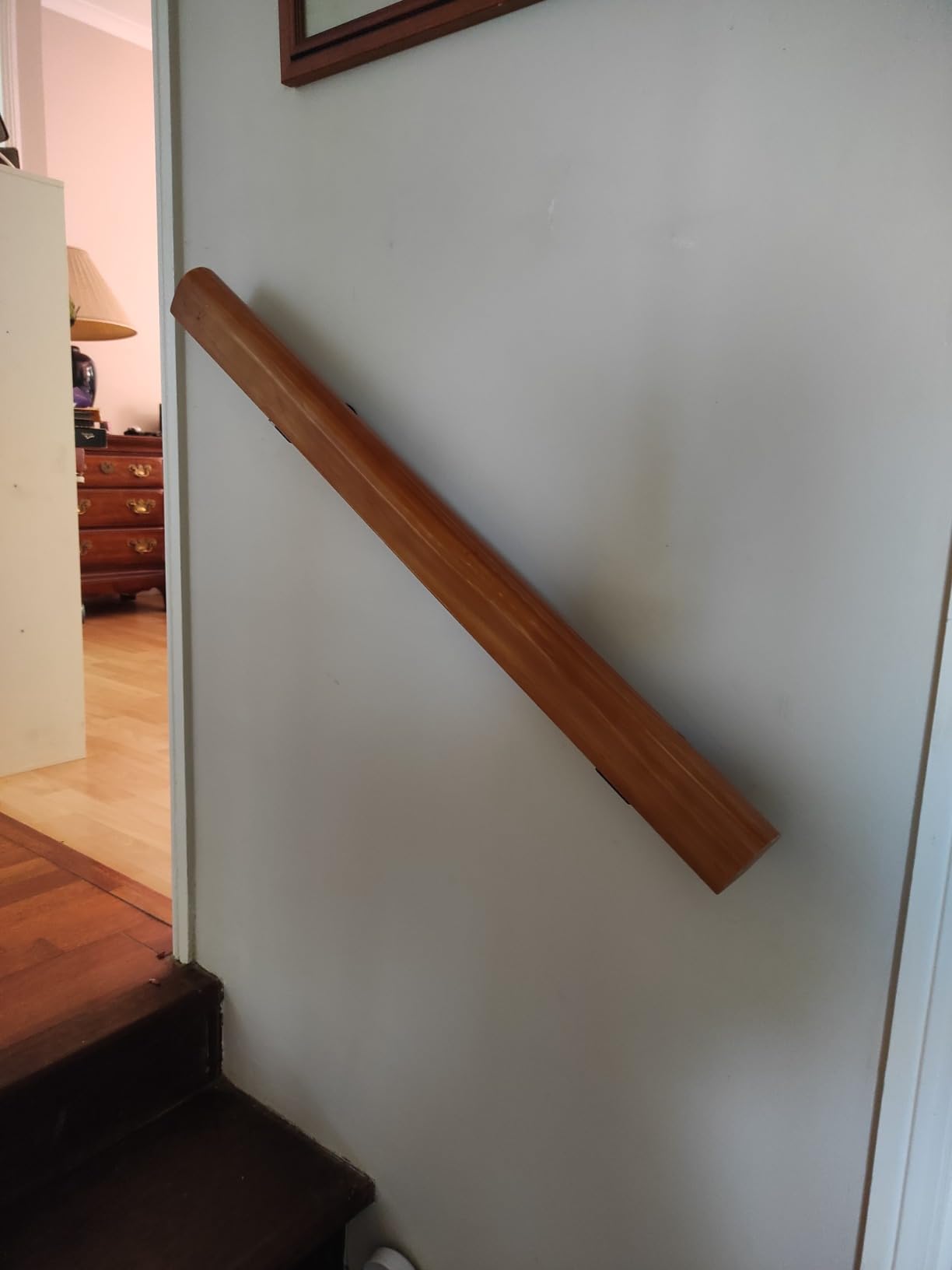 LQSYBHD Wood Handrail,Wall Mounted Non-Slip Stair Railing,Home Indoor ...