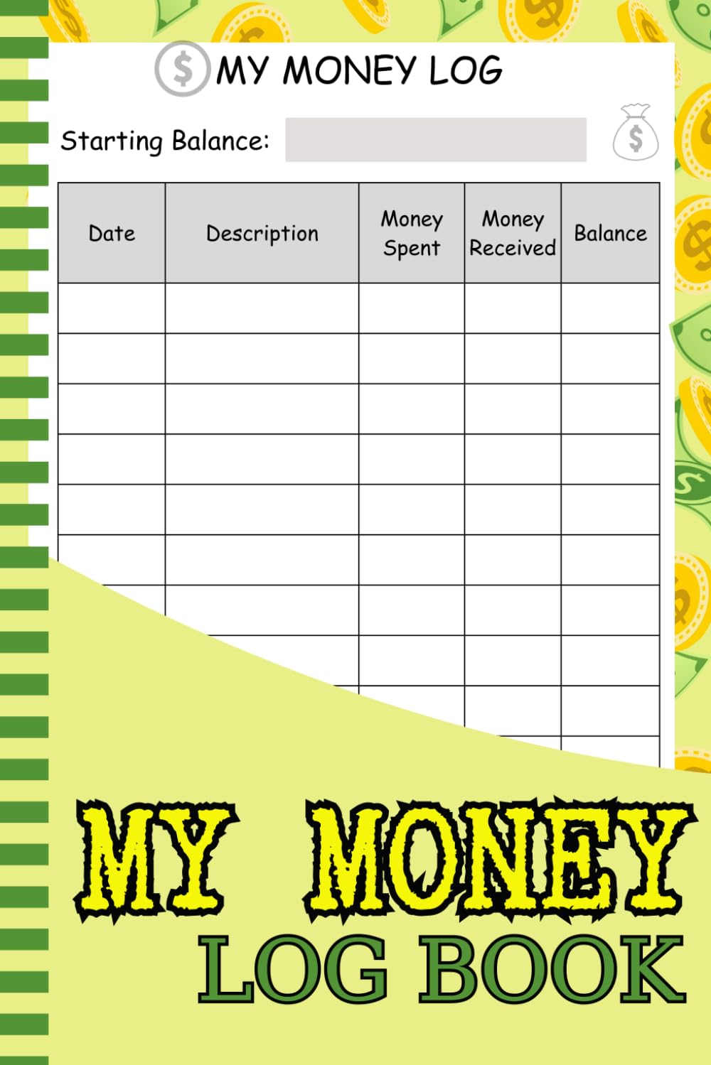 My Money Log Book For Kids: Pocket Money Education for Allowance ...