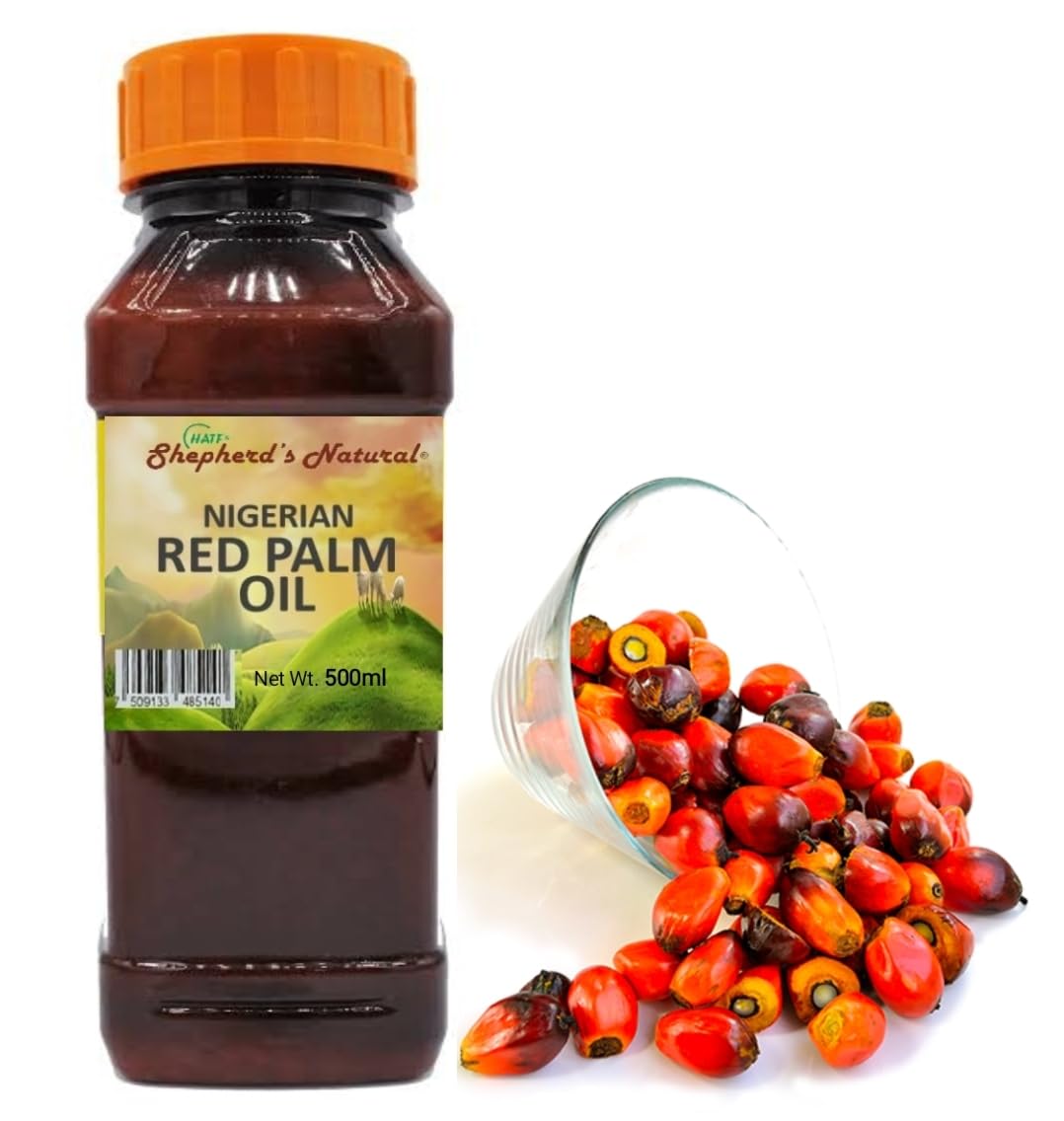 Amazon.com : HATF's Shepherd's Natural Red Palm Oil, 16.9 fl. oz, 500ml : Grocery & Gourmet Food