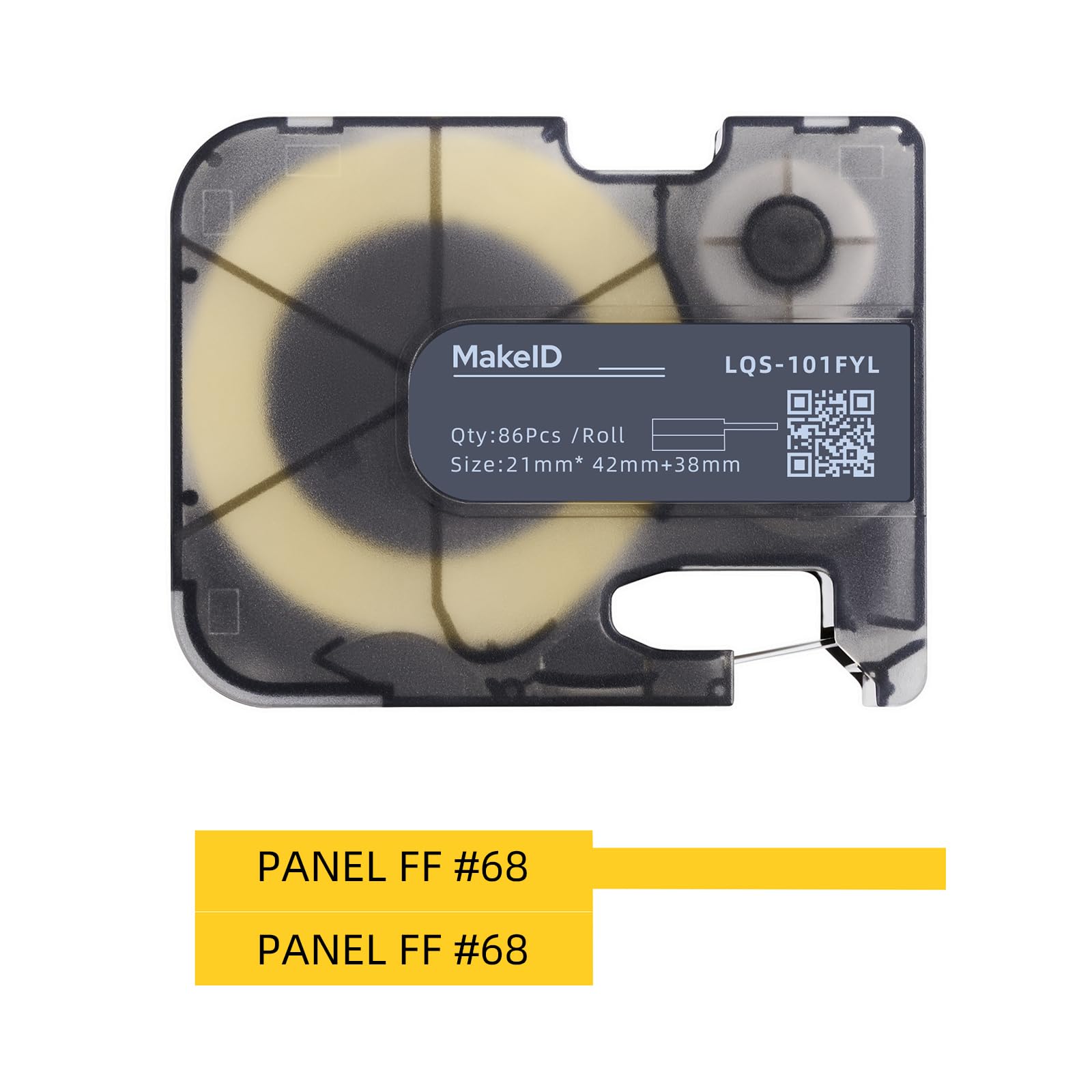 Amazon.com: MakeID P-Flag Label Cartridge for Wire and Cable Labeling ...