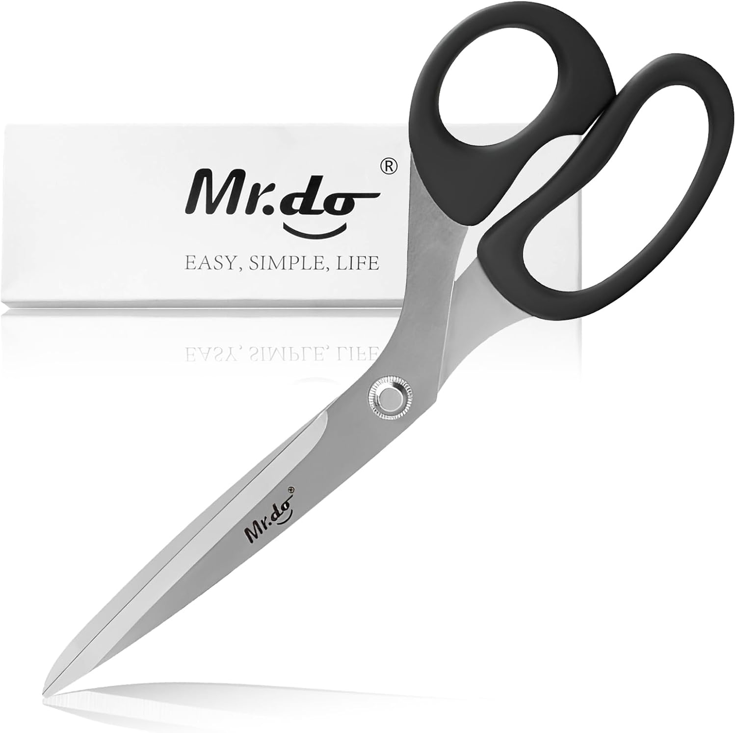 Amazon.com: Mr.do Fabric Scissors 10 inch Sewing Scissors All Purpose ...