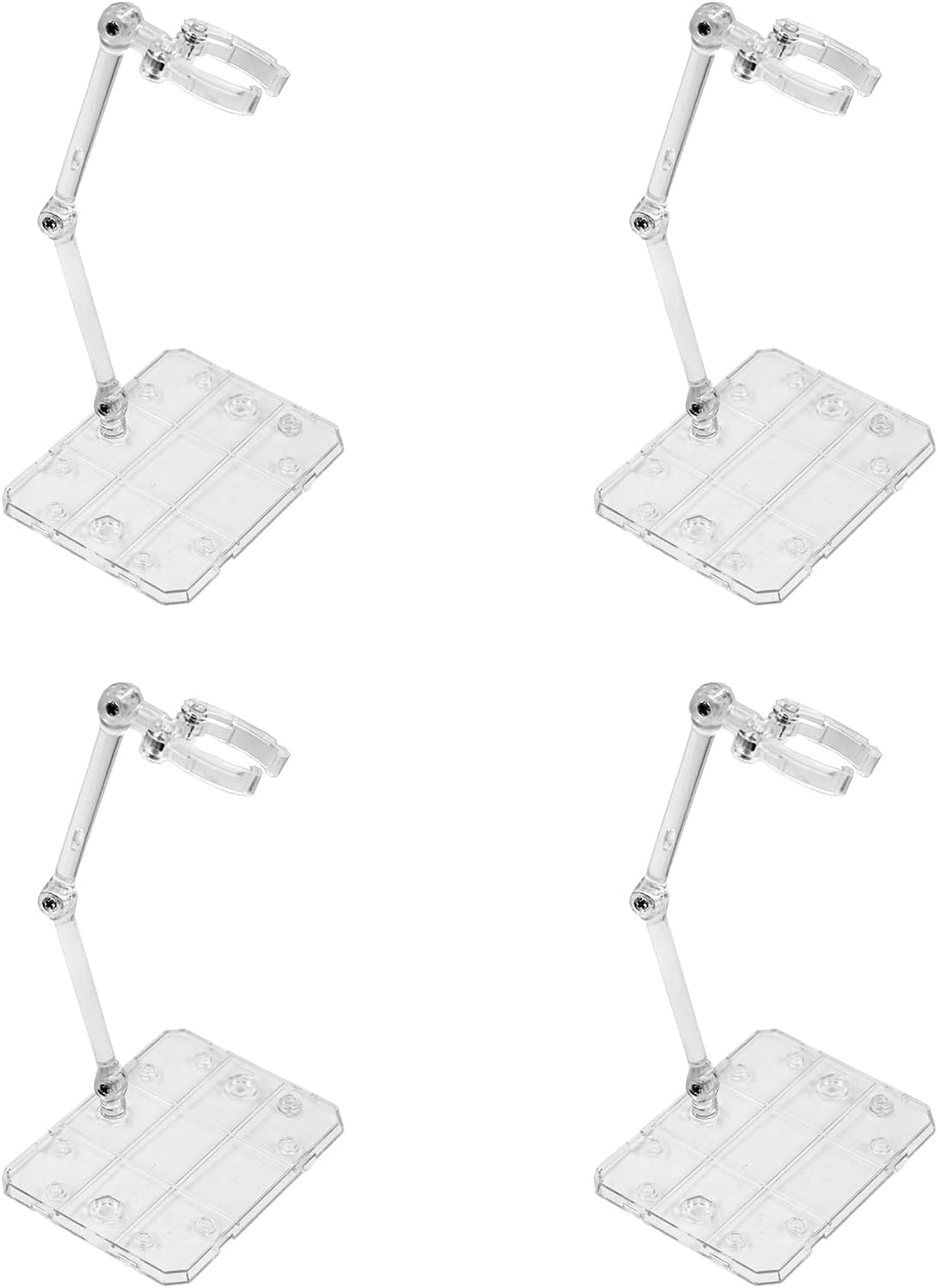 Amazon.com: Larcele 4Pcs Action Figure Stand, Assembly Action Figure ...