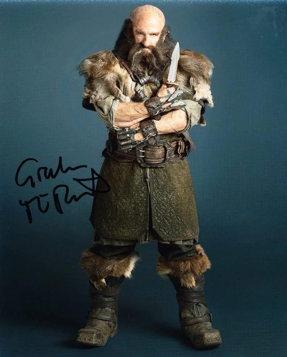 GRAHAM McTAVISH as Dwalin - The Hobbit 8"x10" GENUINE AUTOGRAPH at ...