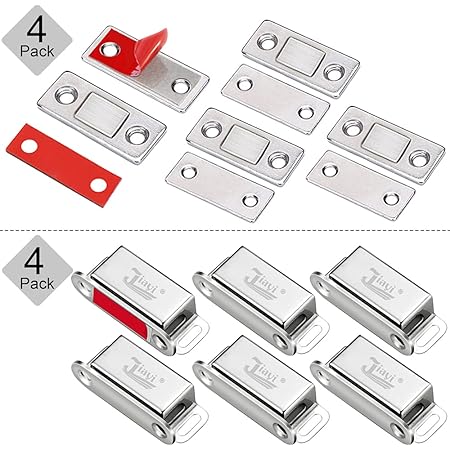 Cabinet Magnetic Catch Jiayi 4 Pack Ultra Thin Cabinet Door Magnetic ...