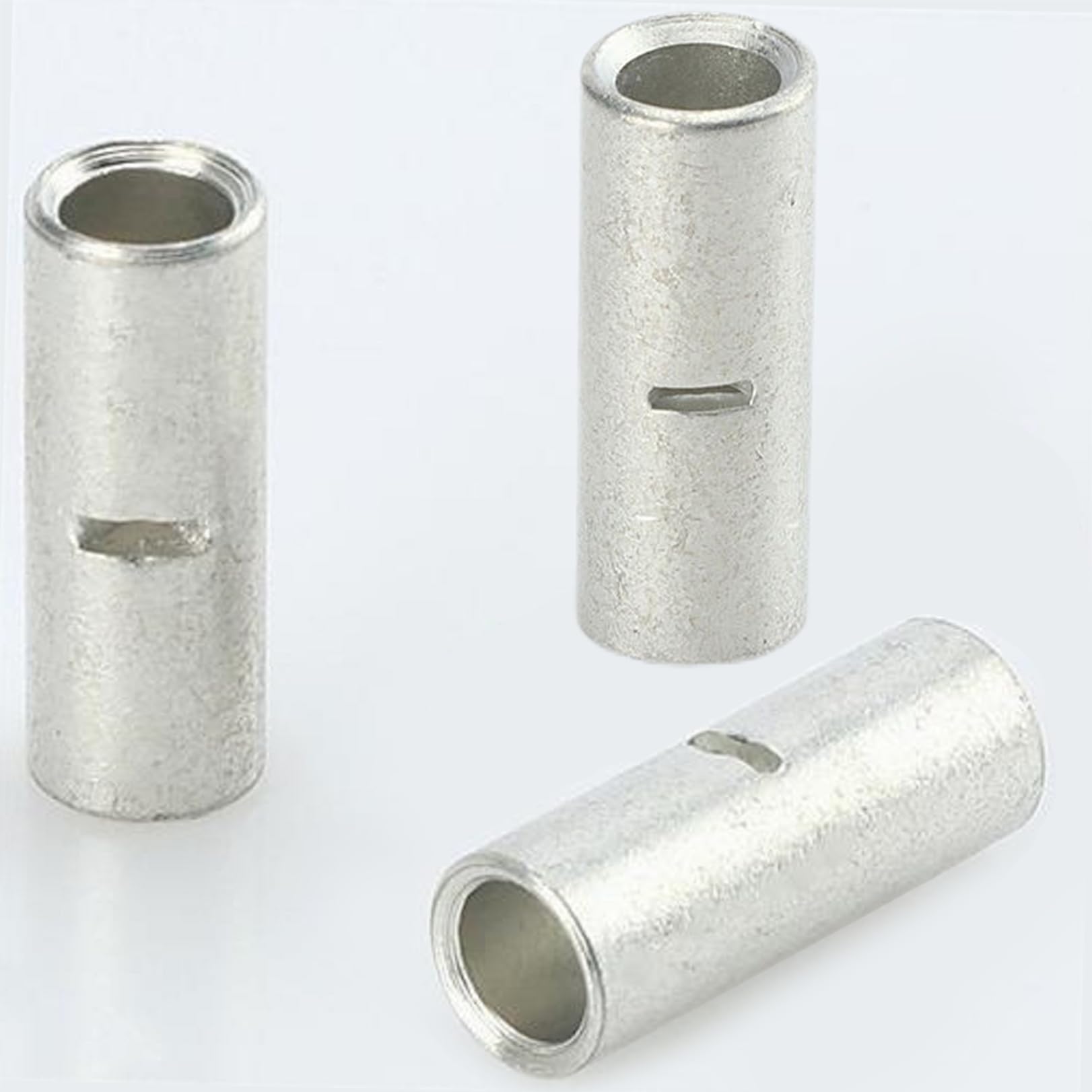 Snapklik.com : 50PCS 6 Gauge Non Insulated Butt Connectors 6 AWG ...