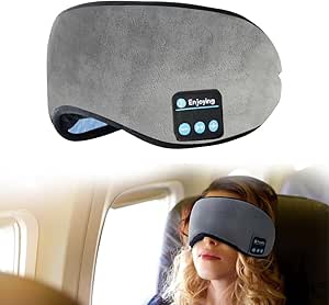 Amazon.com: SYPVRY Sleep Headphones Bluetooth Eye Mask Side Sleepers ...