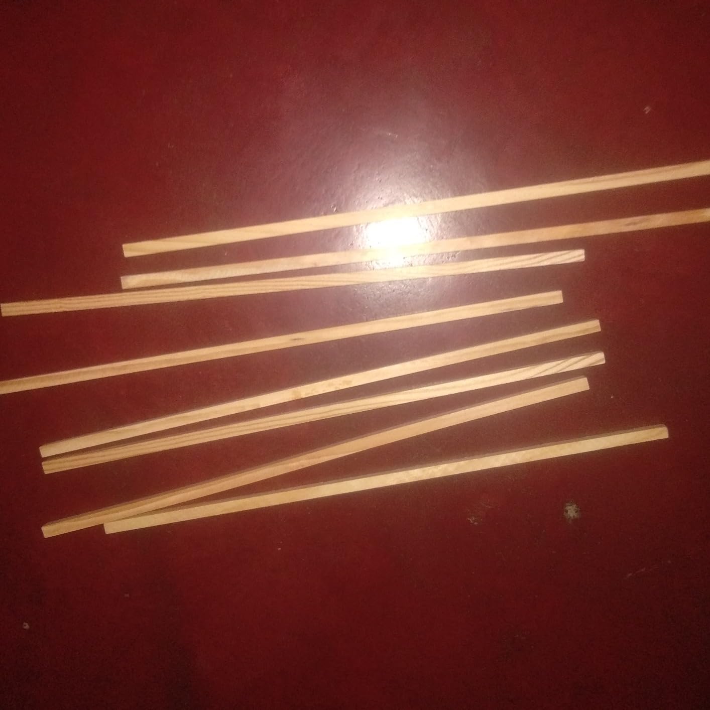 R&H 12 inch Square Wooden Craft Sticks (4mm, Pack of 8) – Perfect for ...