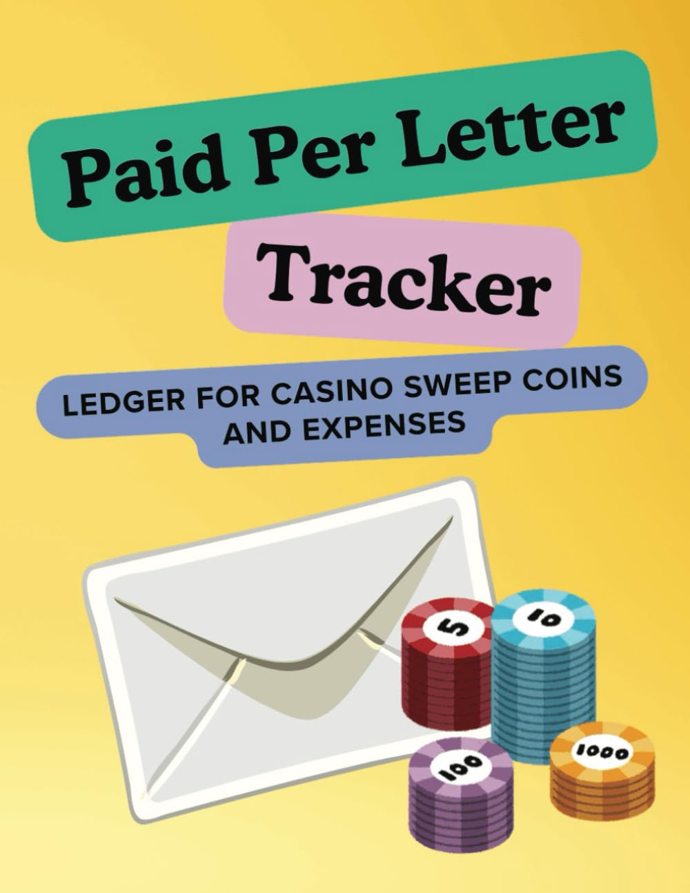 Amazon.com: Paid Per Letter Tracker: Ledger for Casino Sweep Coins and ...