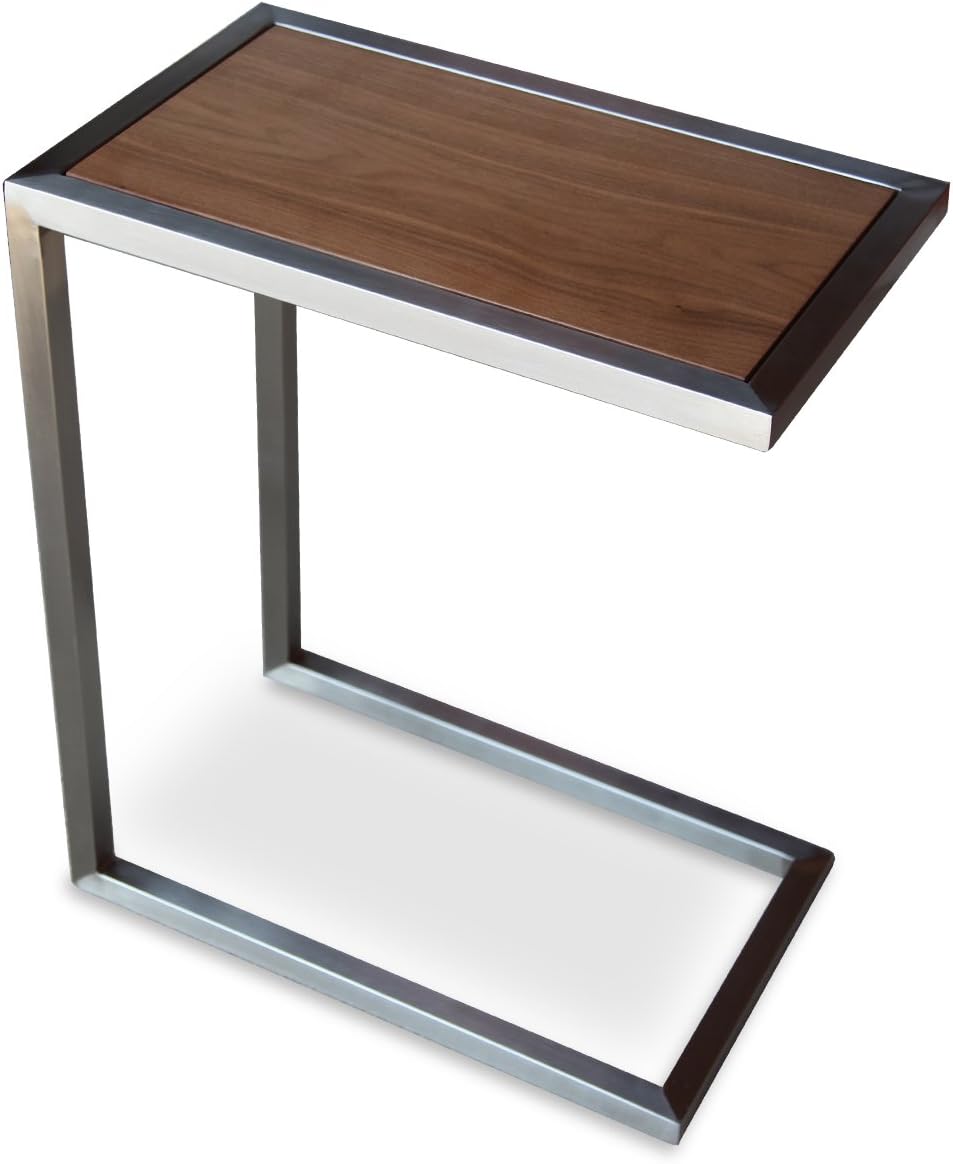 Amazon.com: Soho Concept Alfa End Table, Stainless Steel Base Finish ...