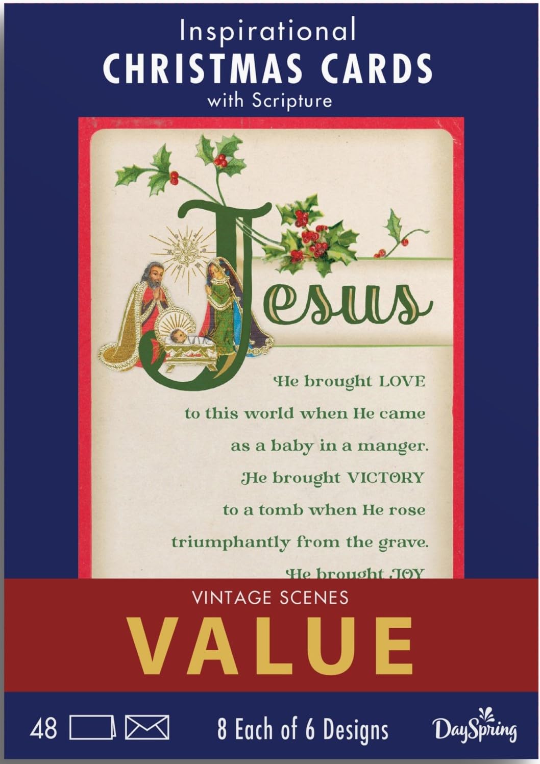 Vintage Christmas Blessings Unique Vintage Greeting Cards | Plymouth