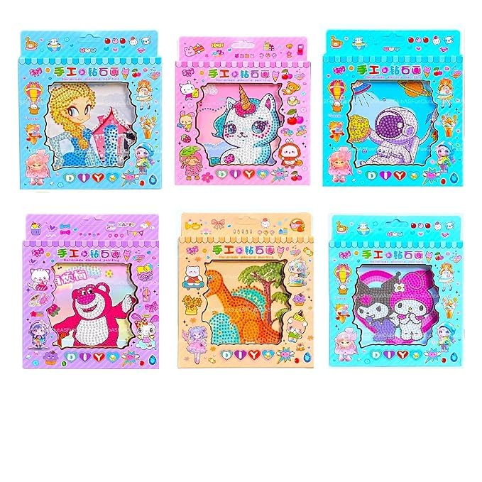 Paaroots Pack of 1 Set Diamond Painting Kits for Kids DIY Diamond Art ...