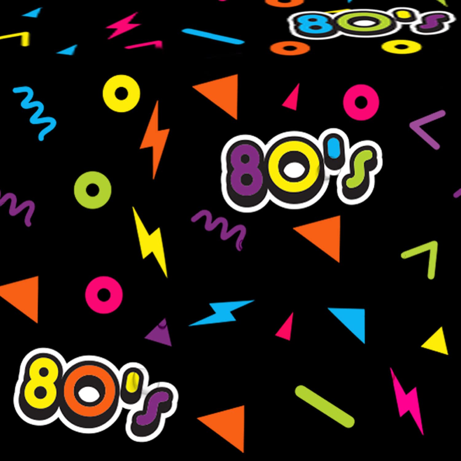 Snapklik.com : HIPVVILD 80s Party Decorations Tablecloth - Disposable ...