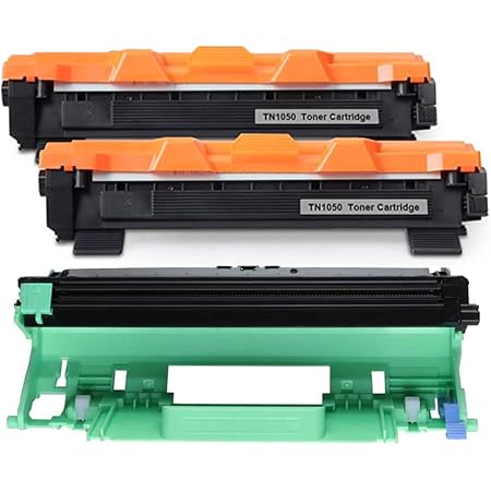 KATRIZ TN-1050 Toner Cartridge + DR1050 Drum Unit Replacement for ...