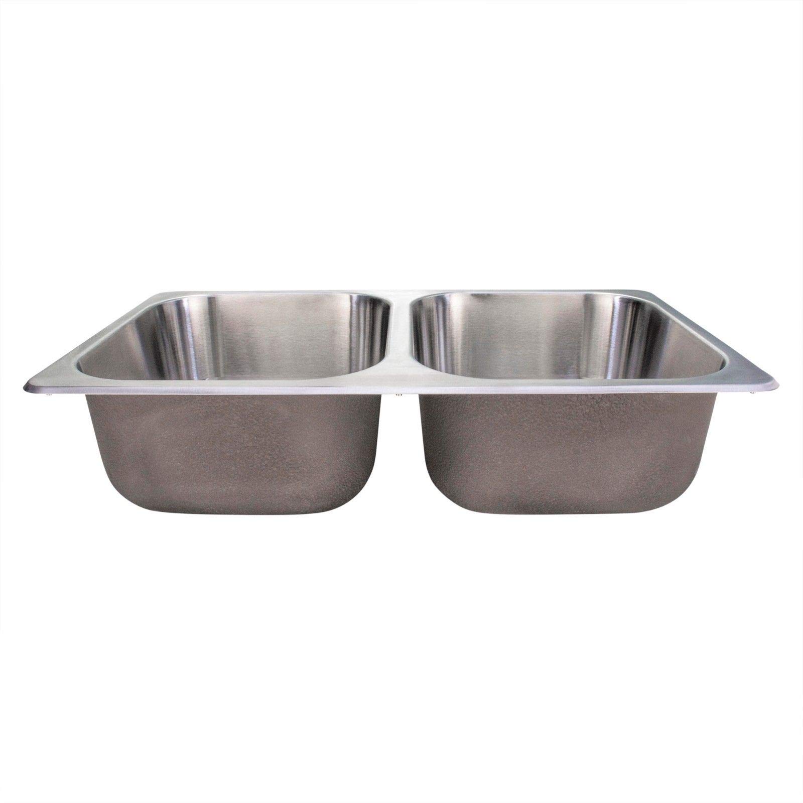 Snapklik.com : RecPro RV Double Bowl Kitchen Sink 27" X 16 X 7 ...