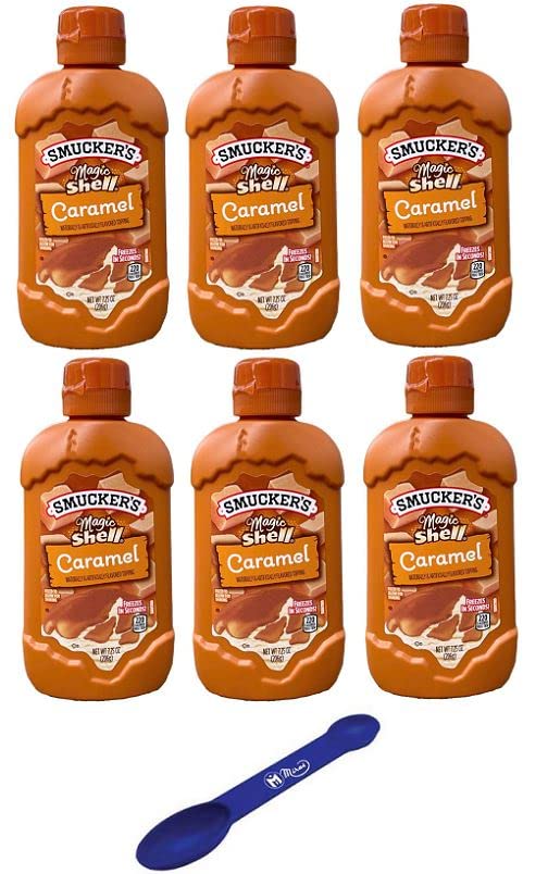 Amazon.com: (Pack of 6) Smuckers Magic Shell Carmel Flavored Topping 7 ...