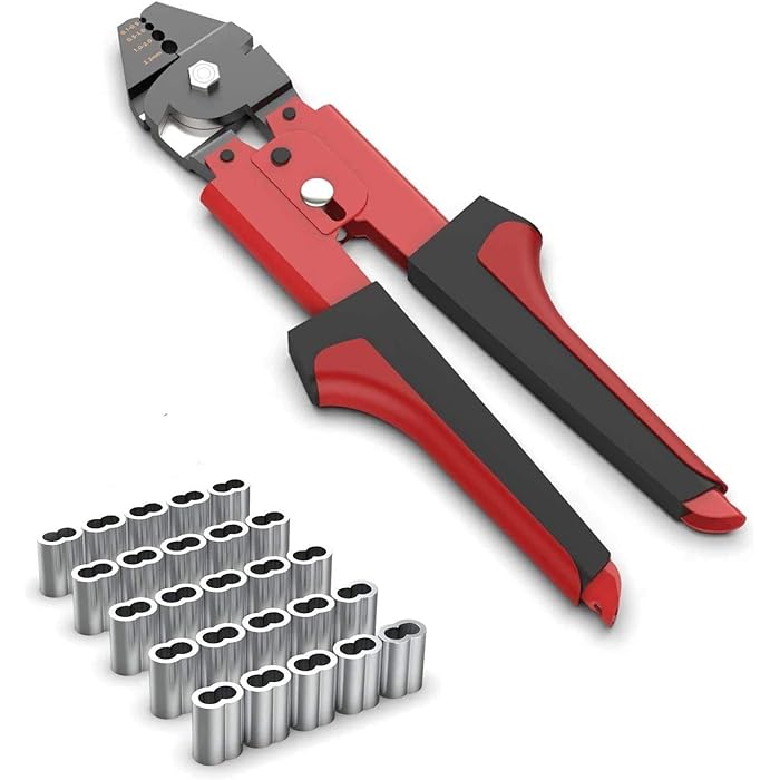 Buy Wire Rope Crimping Tools, 2.2mm Ferrule Crimping Tool Wire Crimper ...