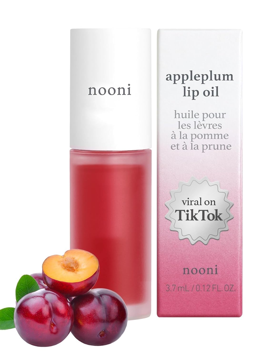 NOONI Korean Vegan Lip Oil - Appleplum | Lip Stain, Gift, Long-Lasting ...