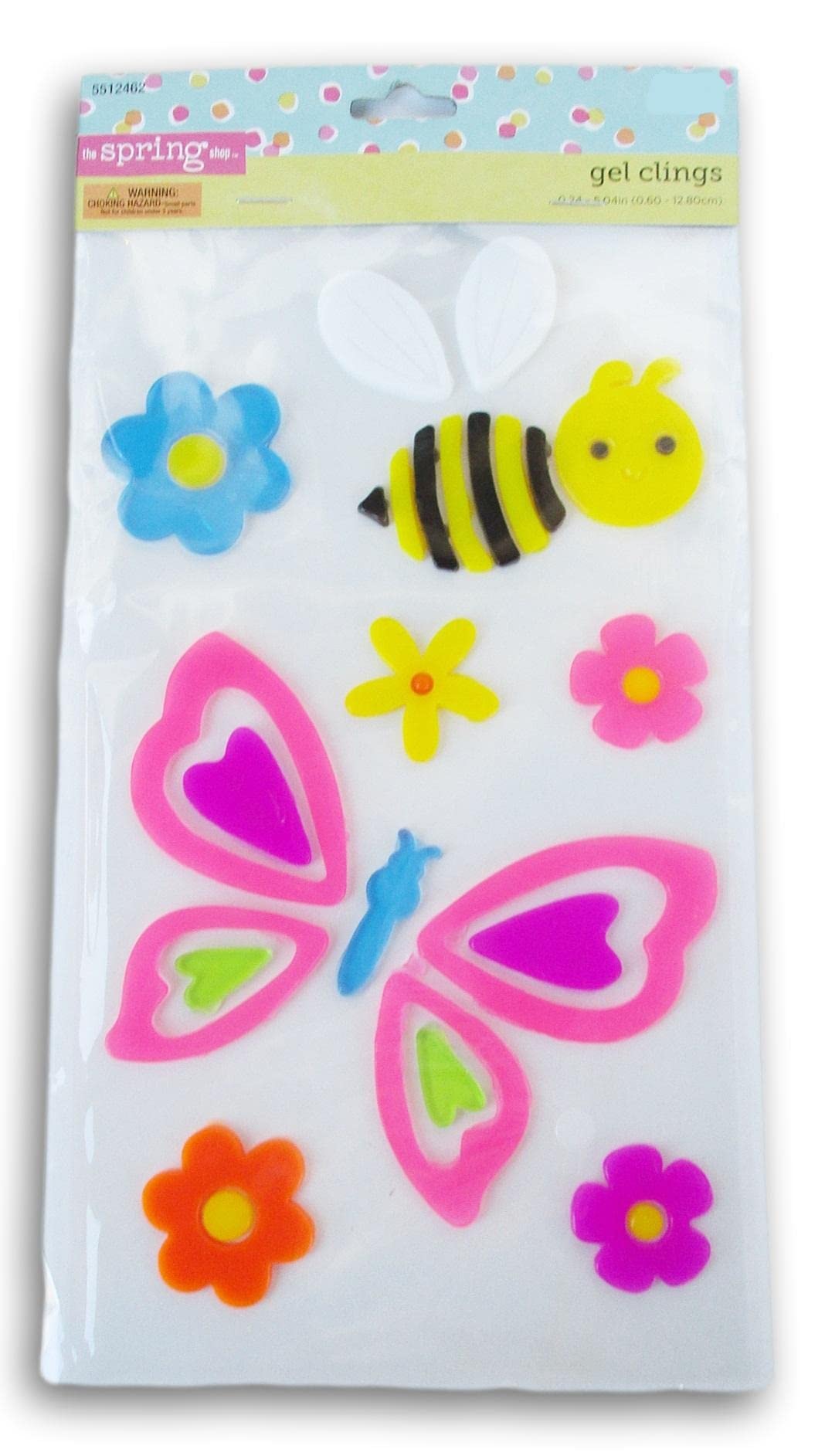 Amazon.com: Holiday Decor Spring Themed Butterflies, Bees, and Flowers ...