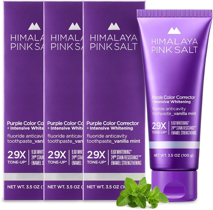 Amazon.com : Colgate Optic White Purple Toothpaste for Teeth Whitening ...