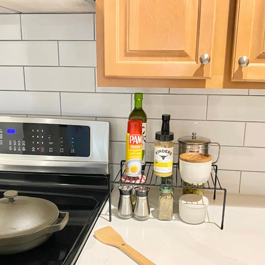 Snapklik.com : Evelots Kitchen Cabinet Wire Shelf Organizer/Rack - 4 ...
