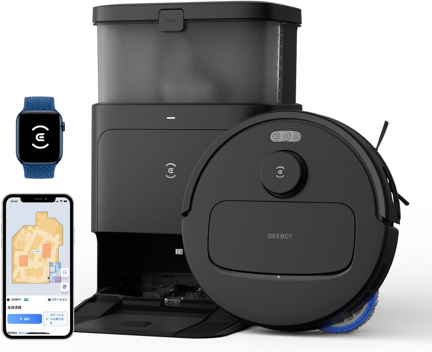 Amazon | Anker Eufy (ユーフィ) Robot Vacuum Omni C20 (ロボット掃除機) 【加圧式デュアル回転 ...