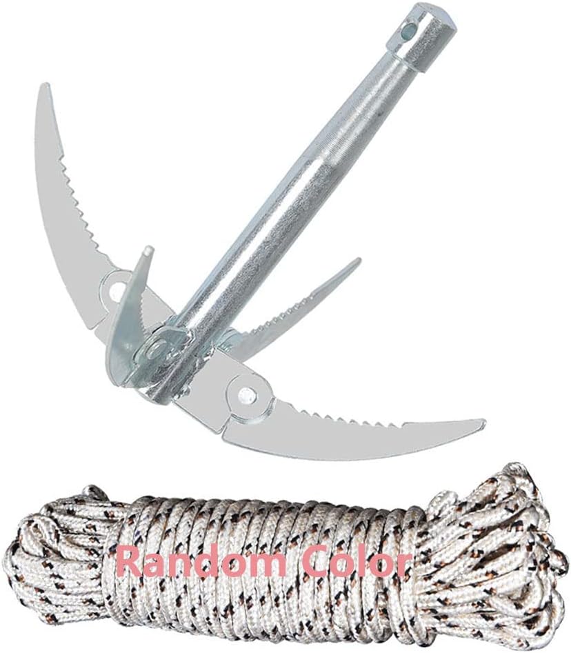 Amazon.com : Generic Folding Weed Razor, 4 Claw Anchor Sickle Water ...